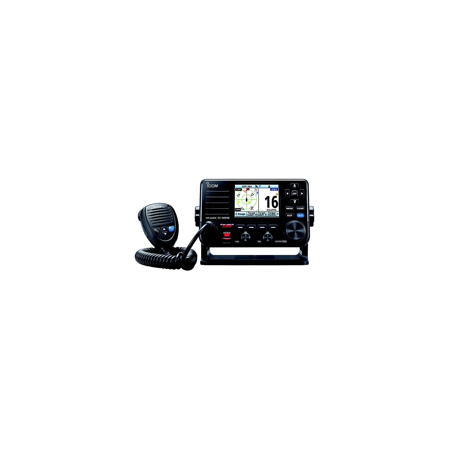 ICOM M510PLUSEVO51USA Class-D DSC VHF AIS with Smart Device Control ...