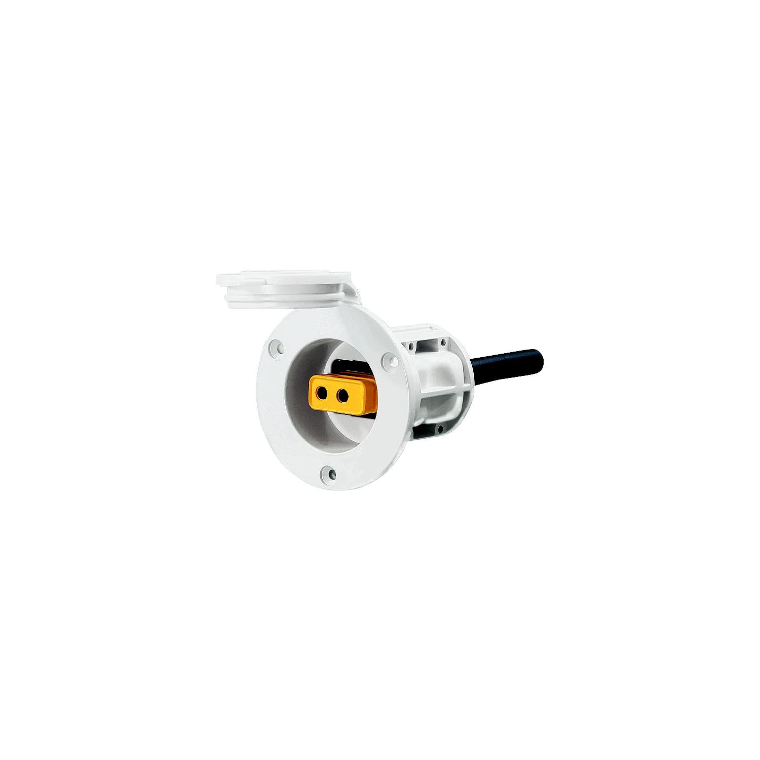 Flush Mount Power Port, White – Supply Nautica